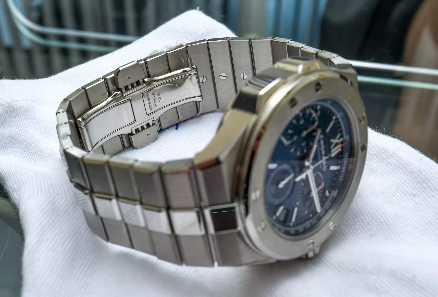 လက်စွဲ- Chopard Alpine Eagle XL Chrono ဇိမ်ခံသံမဏိ အားကစားနာရီ 20874_10