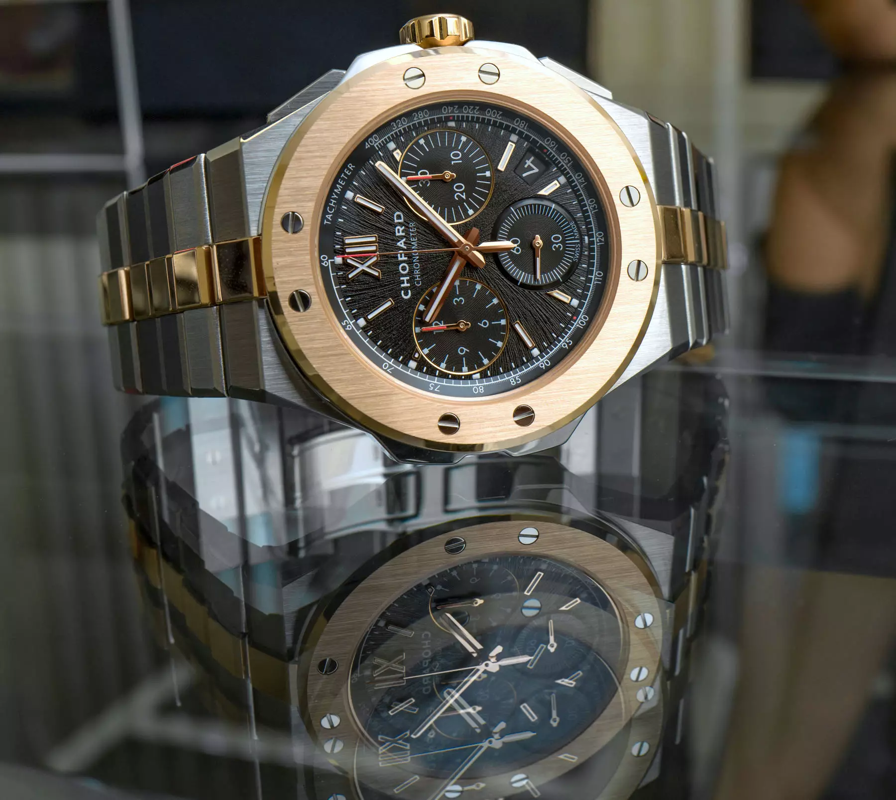 Praktisks: Chopard Alpine Eagle XL Chrono Luxury tērauda sporta pulkstenis 20874_18