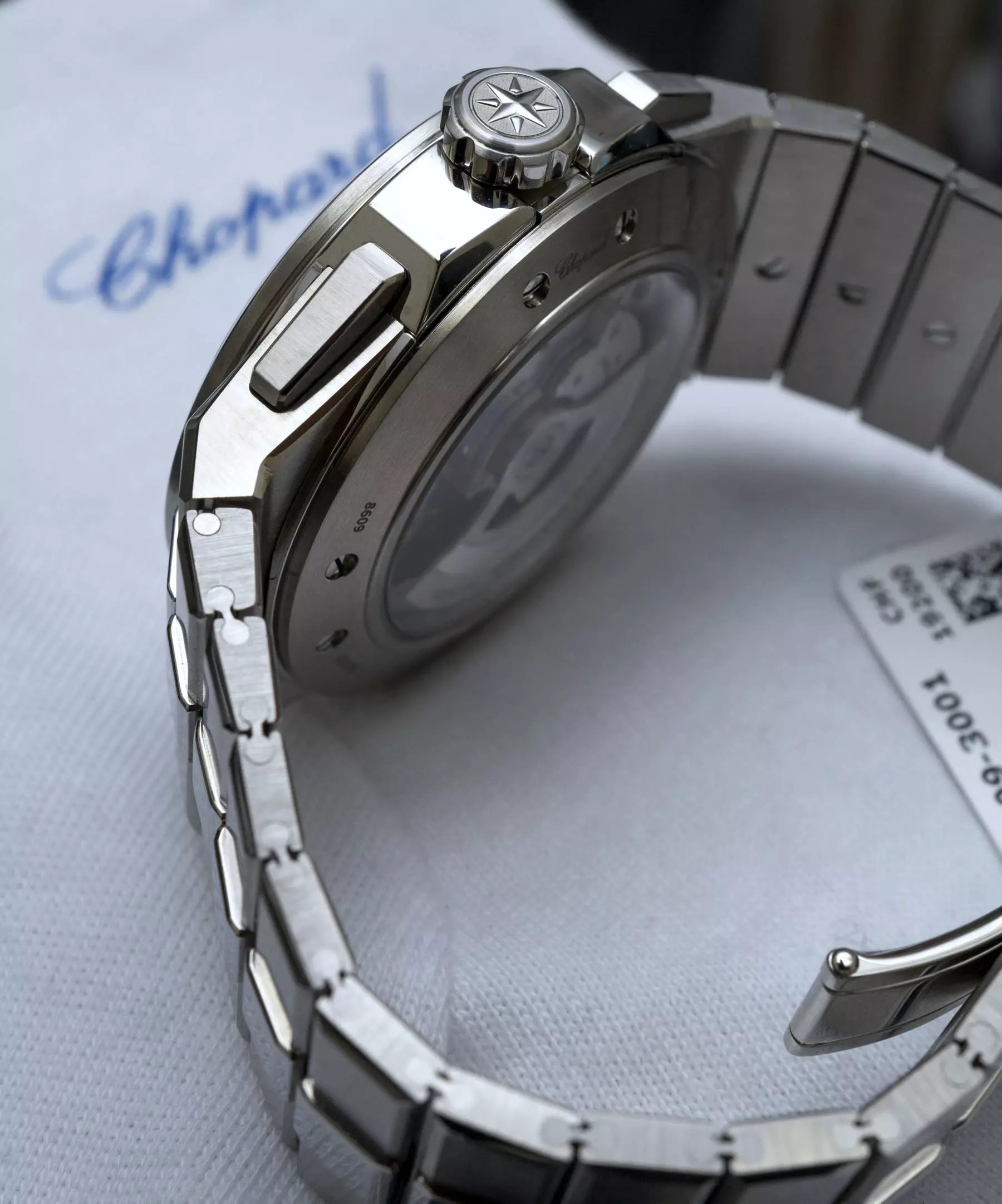 Práctico: Chopard Alpine Eagle XL Chrono Luxury Steel Sports Watch 20874_5