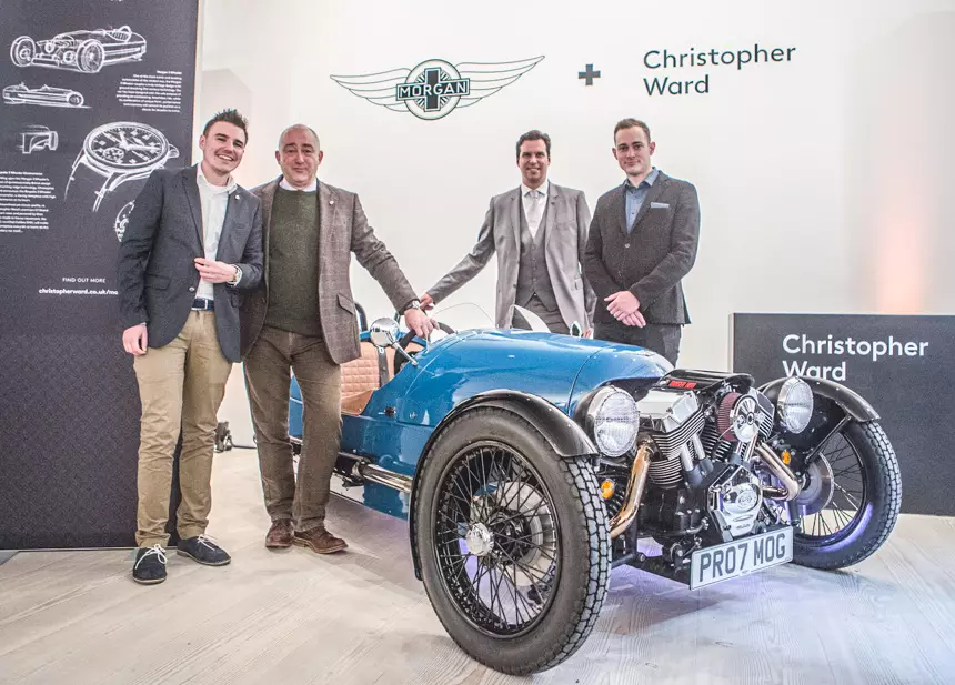 Samstarfsteymi Christopher Ward og Morgan Motors