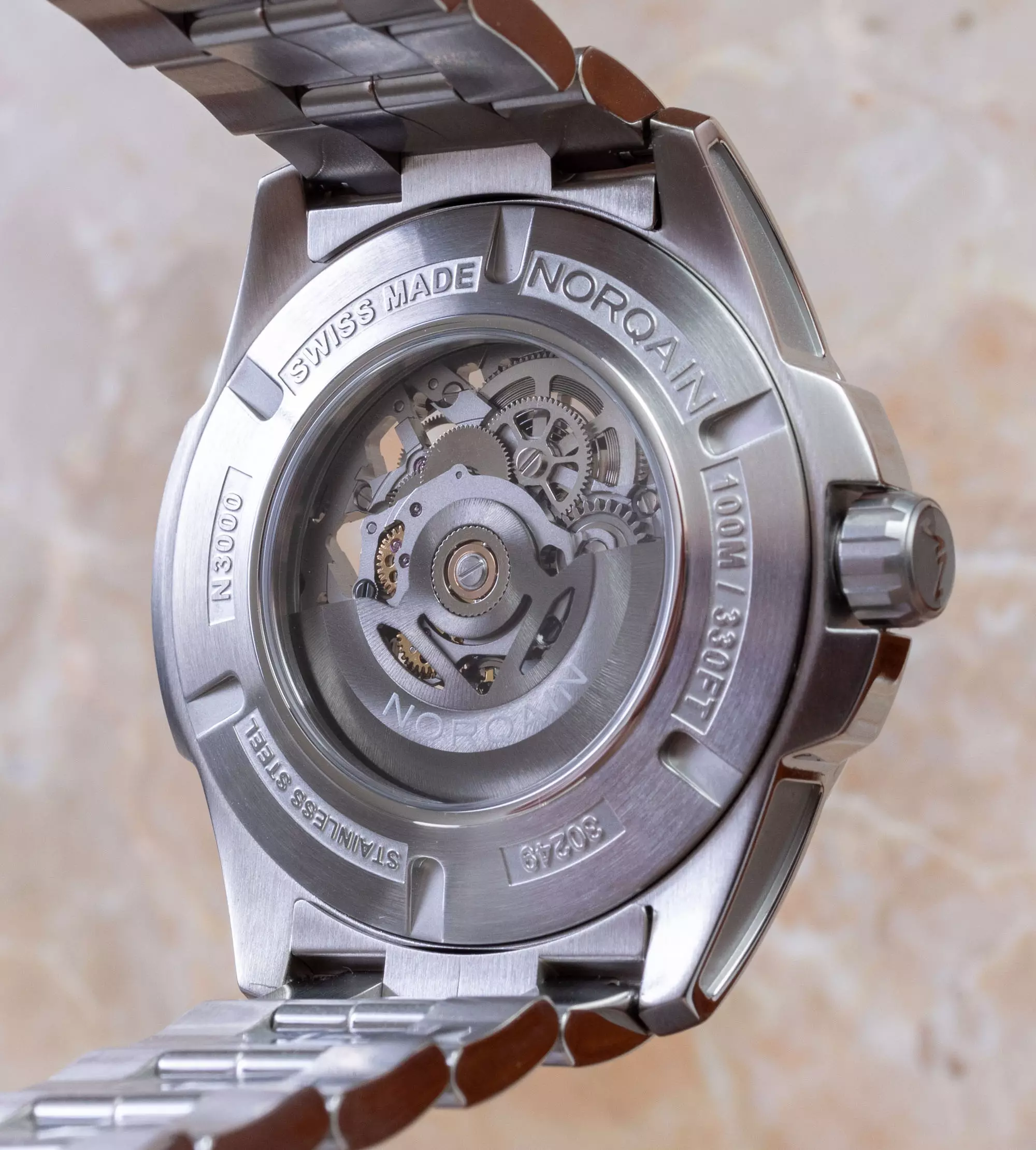 هٿ تي: NORQAIN Independence 22 Skeleton Watch 2149_5