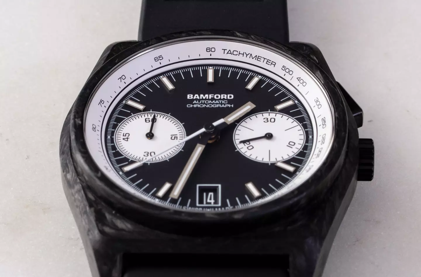 Ժամացույցի ակնարկ. Bamford B347 Automatic Monopusher Chronograph 2161_8