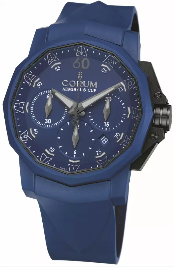 የCorum Admiral's Cup Challenger 44 Chrono Rubber Limited እትም እጅ-በርቷል 21988_3