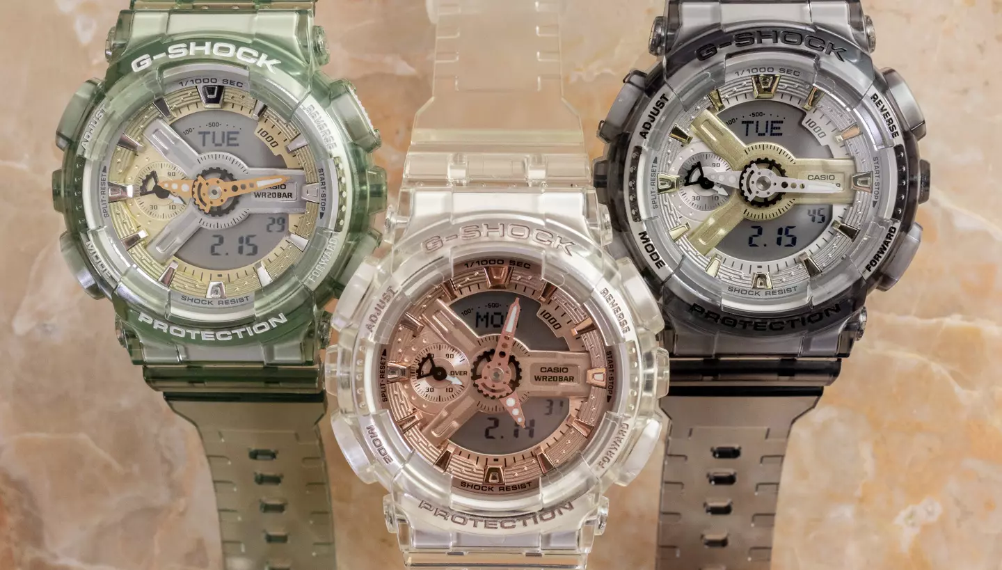 Casio debutuje v hodinkách G-Shock GMAS110GS