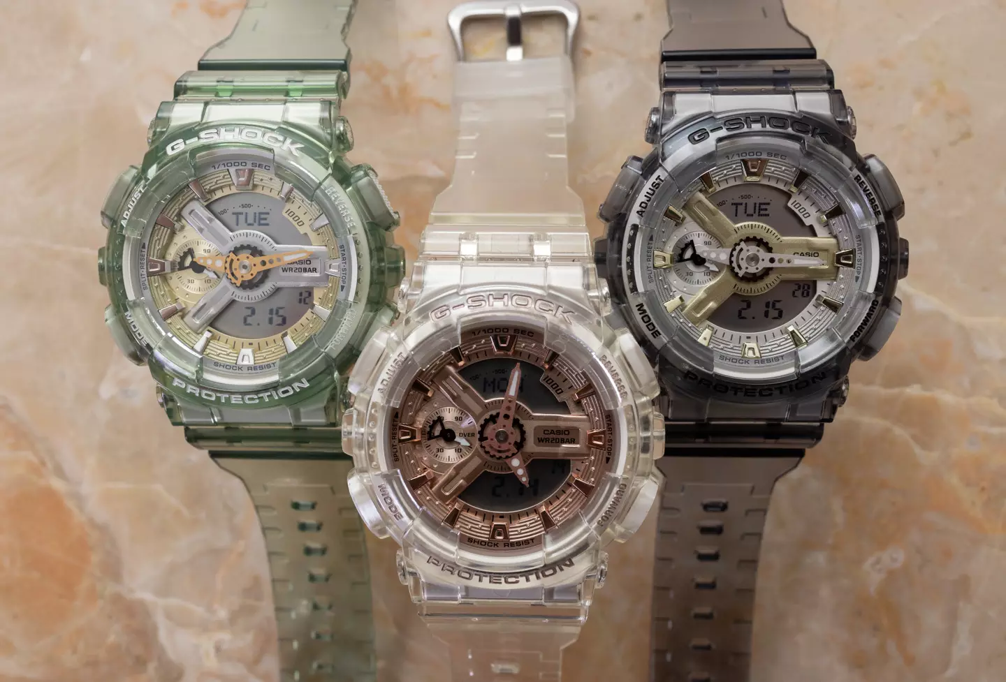 Casio debutearret G-Shock GMAS110GS horloazjes 2200_2