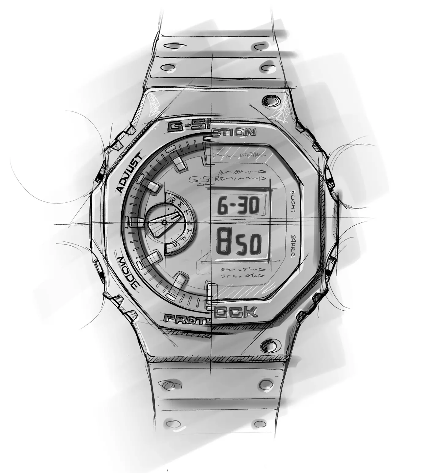 Erläuterung der Uhrengehäusefamilie Casio G-Shock GA-2100 2202_3