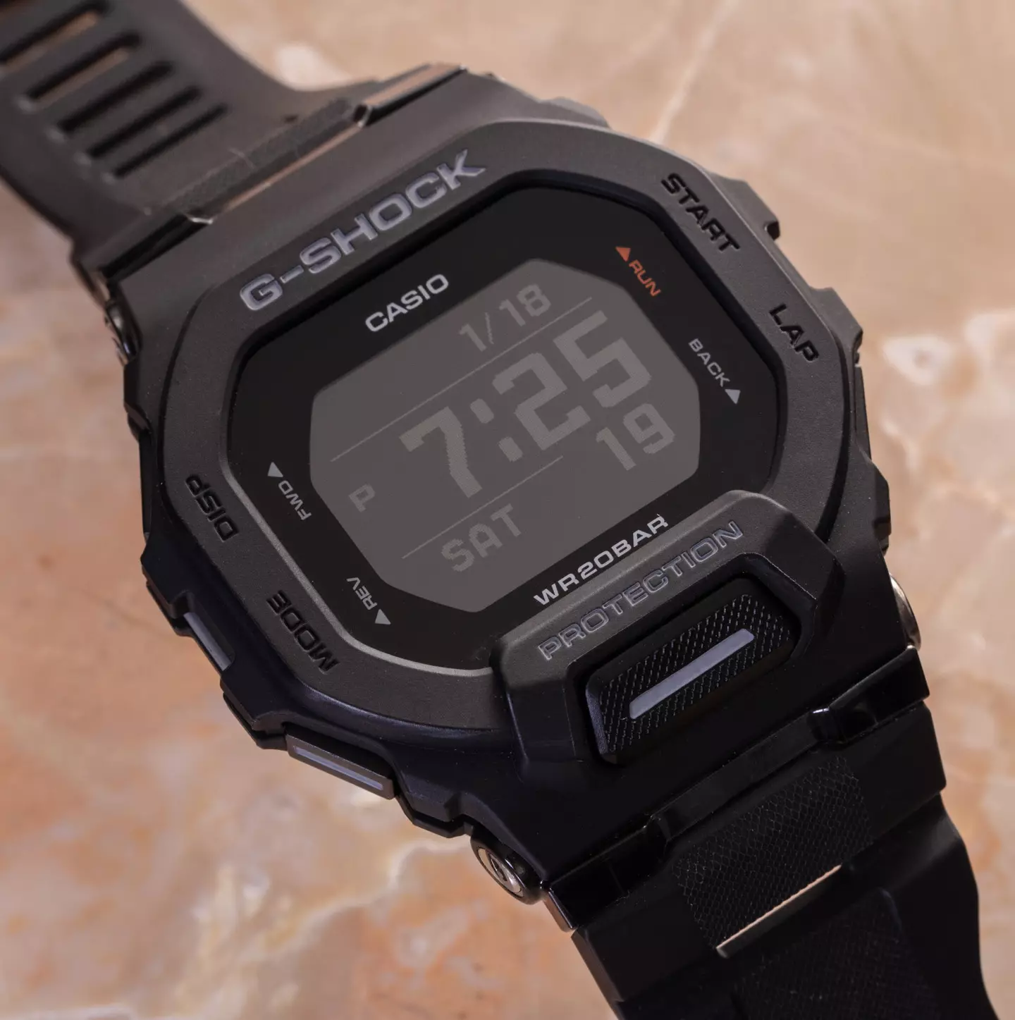 Gwylio Adolygiad: Casio GBD200 Lefel Mynediad Bluetooth MiP G-Shock SYMUD 2206_3