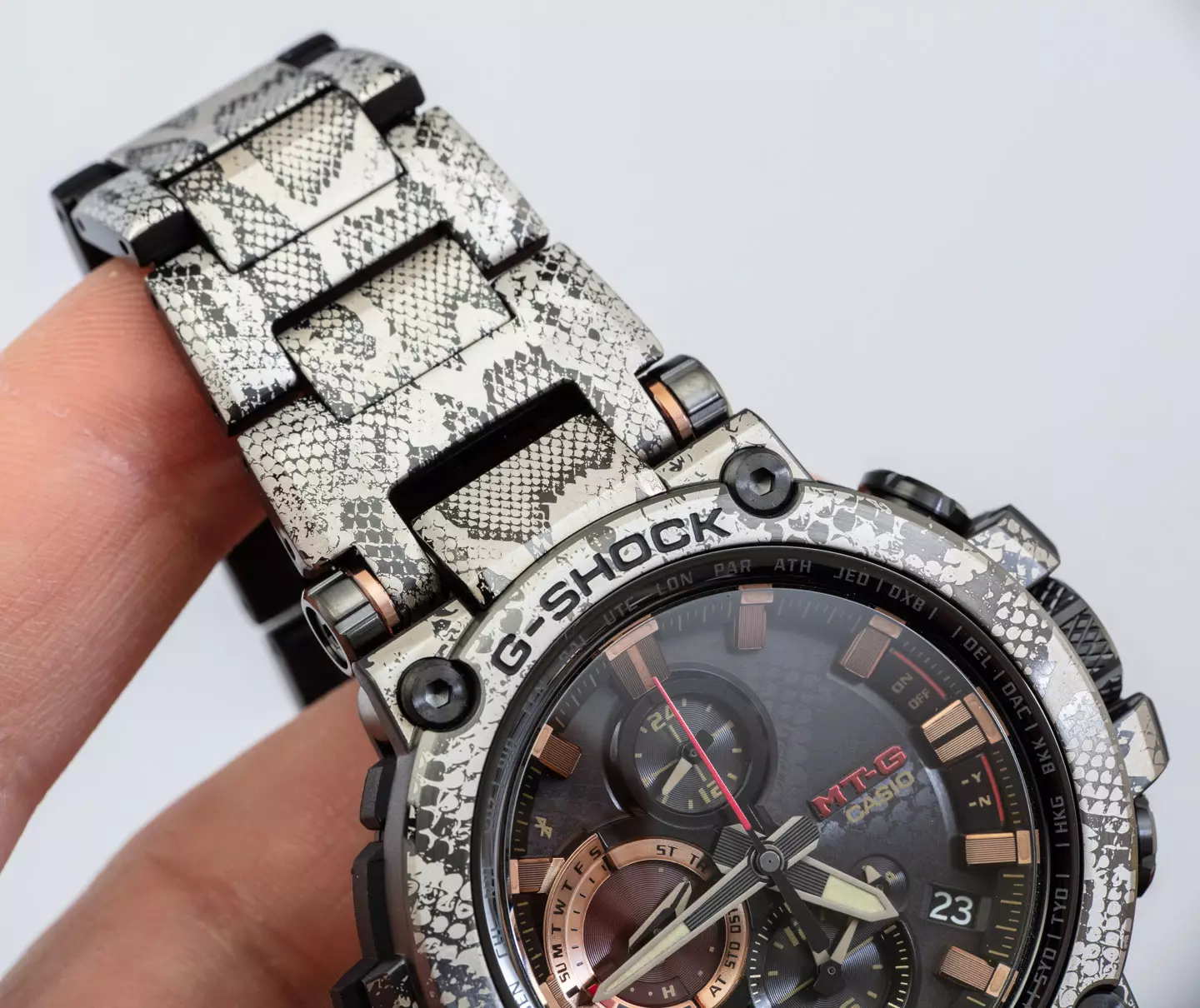 動手：卡西歐G-Shock MT-G“Wildlife Promising”蟒蛇紋金屬手錶 2218_8