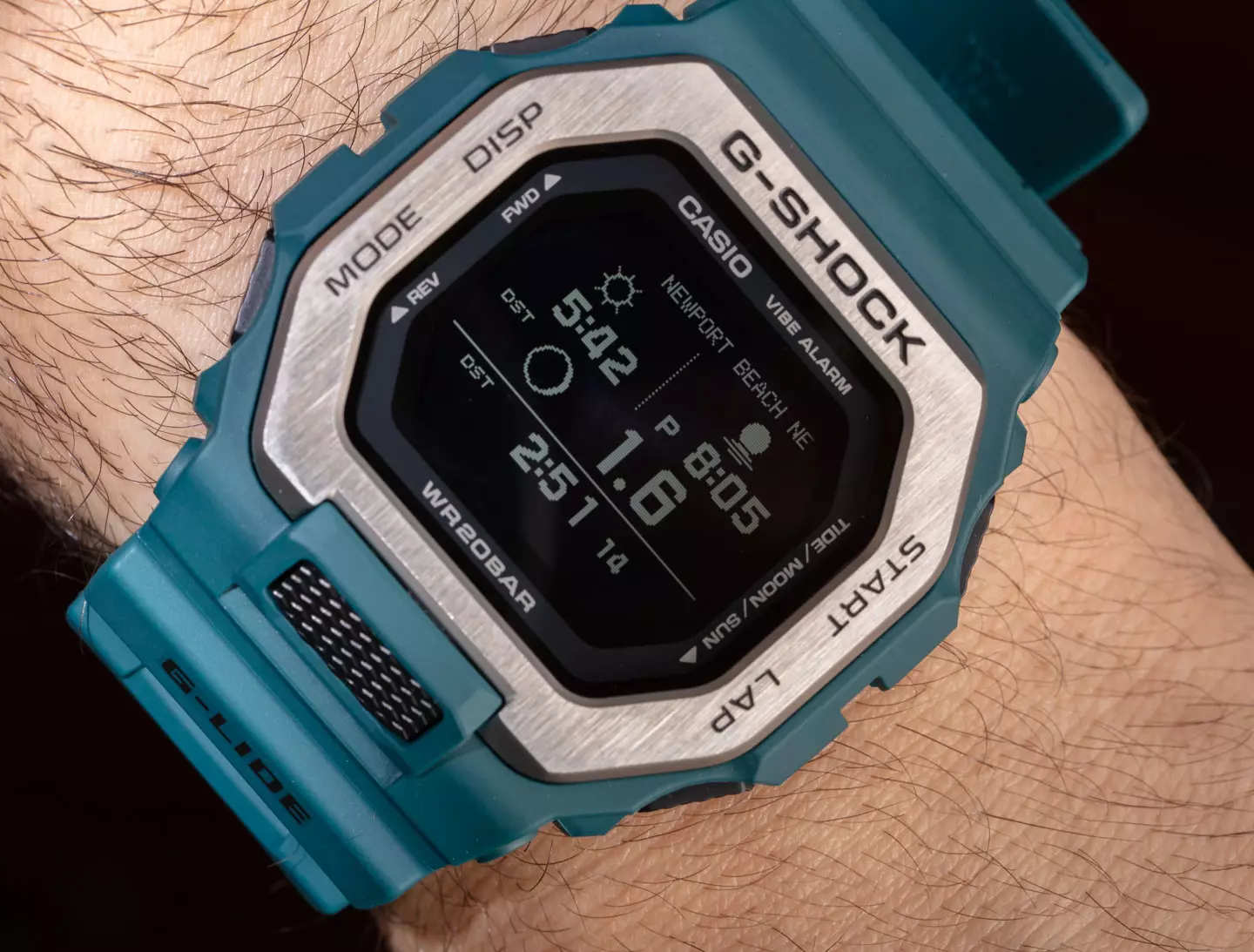 Hands-On: Casio G-Shock G-Lide GBX100-2 tidevannskartklokke 2222_7