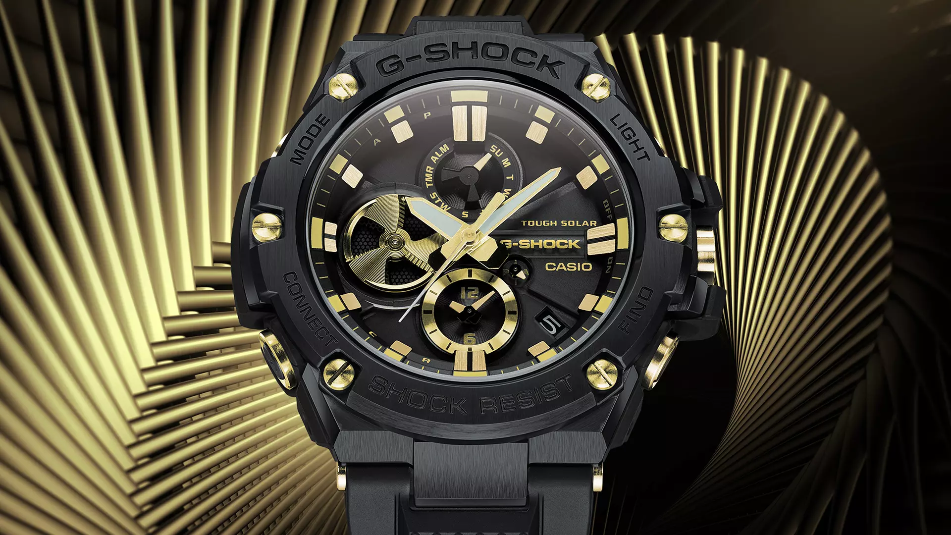 Casio G-Shock G-Steel GSTB100GC-1A сағатын шығарады