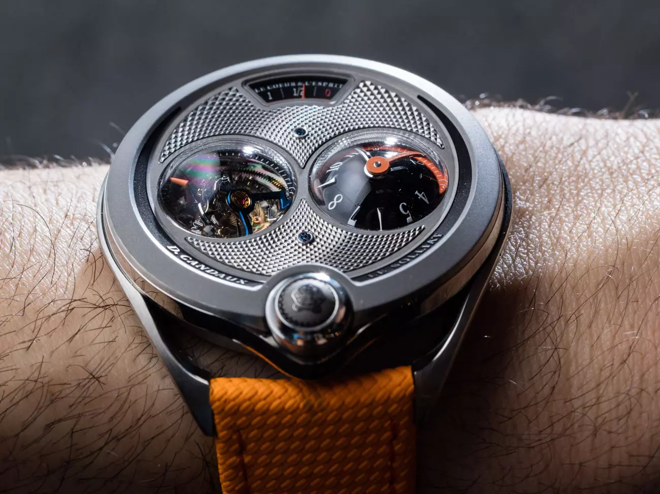 Rellotge de David Candaux DC 6 Solstice Titanium Half Hunter 1740 Hands-On | Pàgina 2 de 2 22292_3