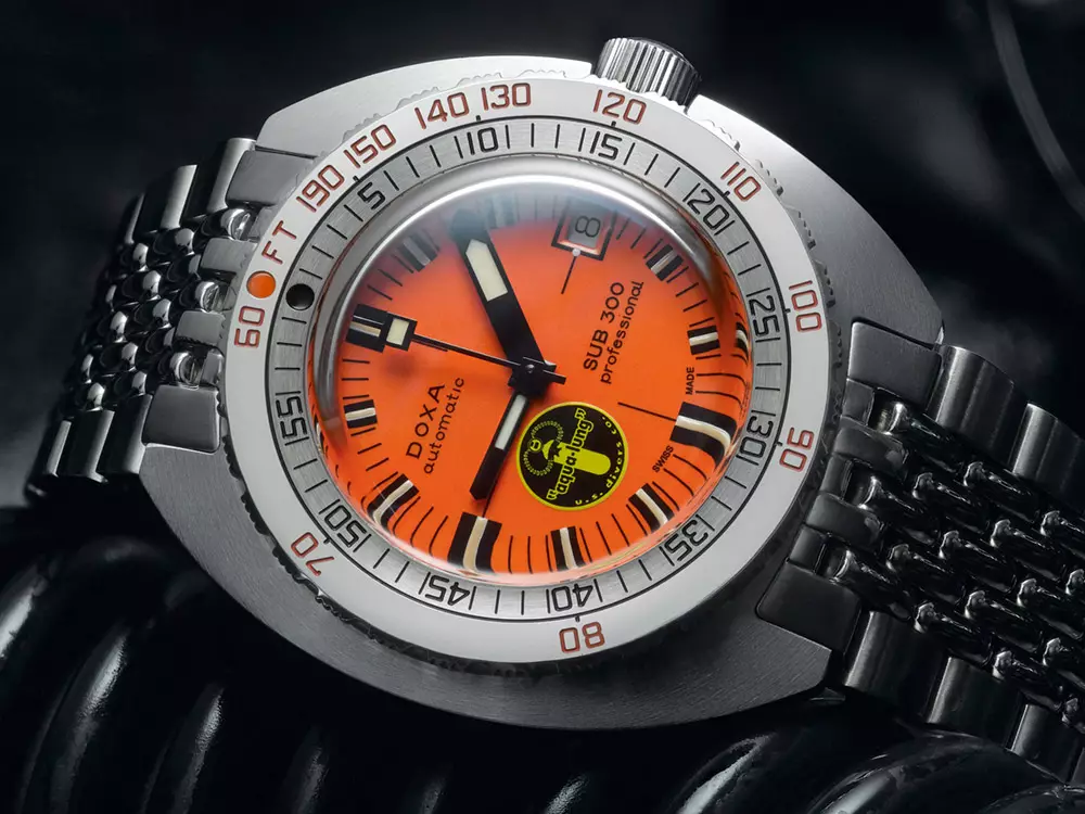 DOXA SUB 300 Black Lung қайта шығарылатын суға түсу сағаты 23452_1