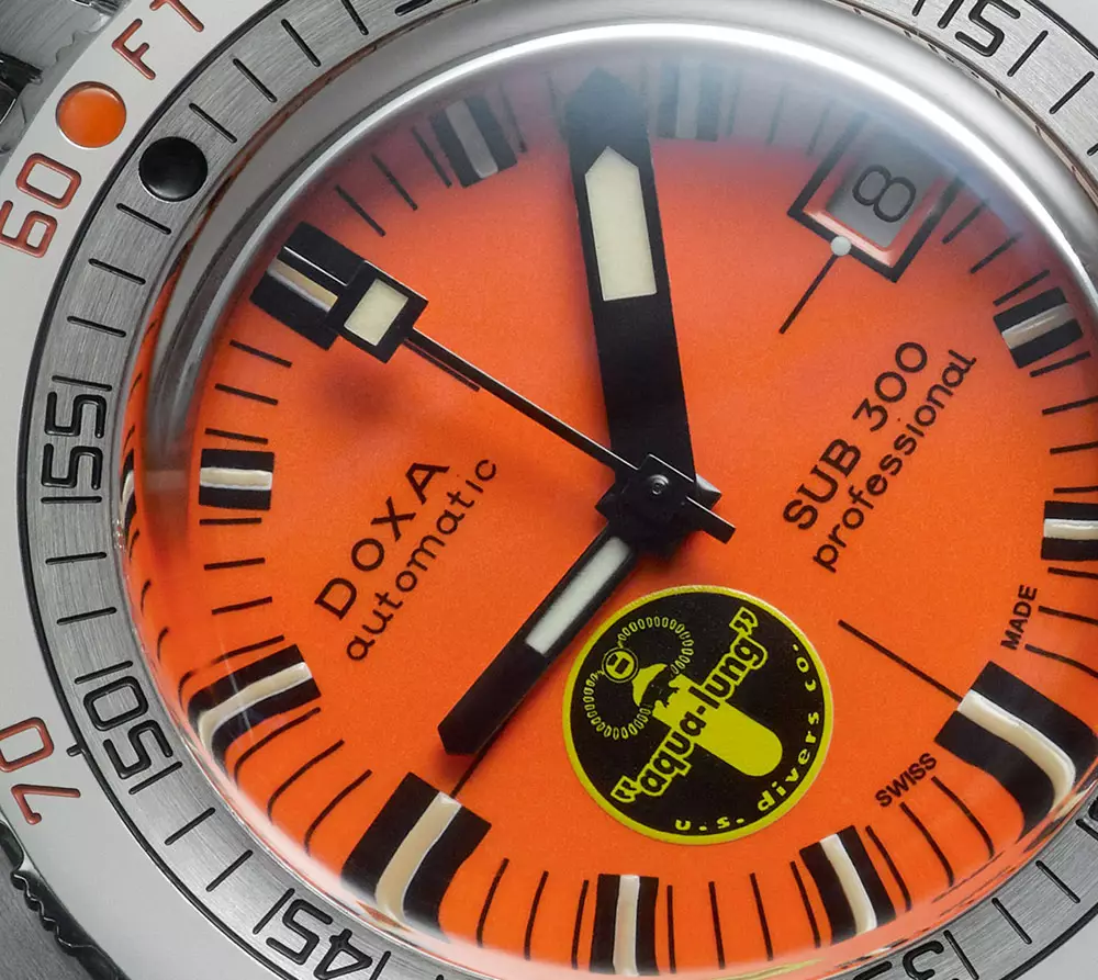 DOXA SUB 300 ጥቁር ሳንባ ድጋሚ እትም ዳይቭ ሰዓት 23452_4