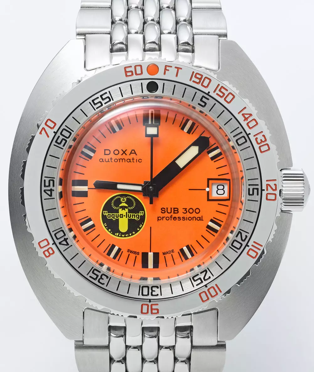 DOXA SUB 300 Black Lung қайта шығарылатын суға түсу сағаты 23452_6