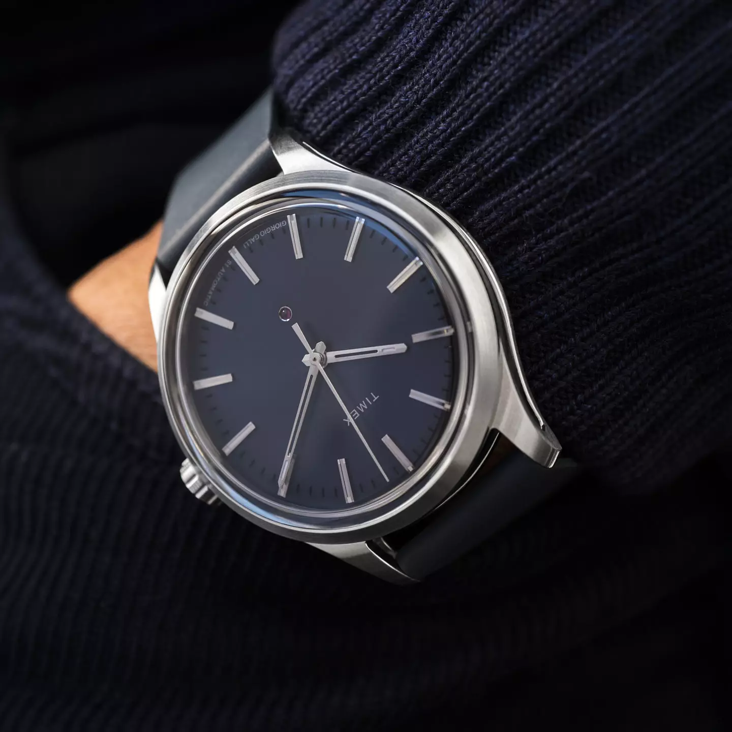 Designer Giorgio Galli diskuterar sin berömda Timex Galli S1 automatiska klocka 2392_1