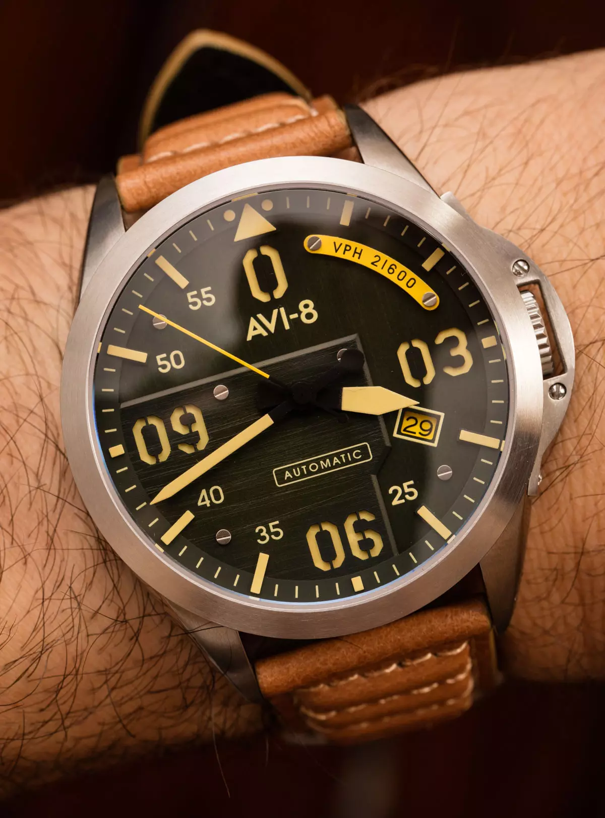 AVI-8 P-51 Mustang Bottisham Automatic Limited-Edit Watches Review 2485_4