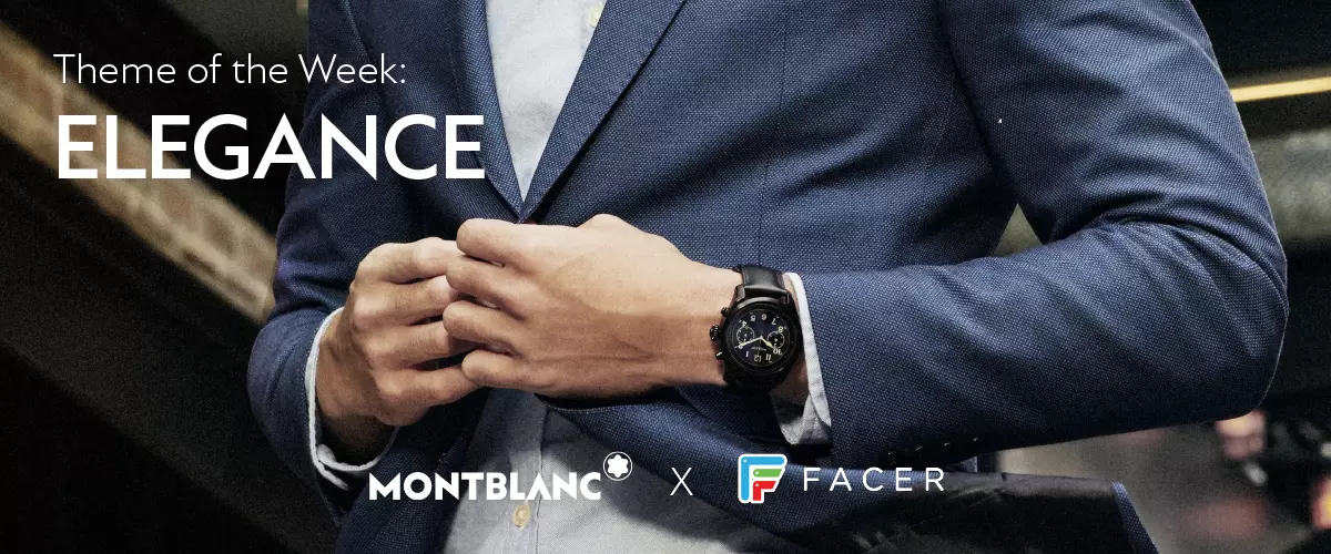 Gasar Zane-zanen Smartwatch na Montblanc X Facer Don Koli 2 Fuskar Smartwatch 2506_4