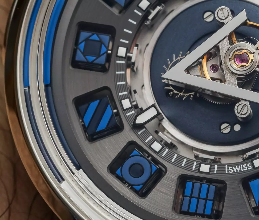 Ρολόι Louis Vuitton Escale Spin Time Tourbillon Central Blue Ρολόι Hands-On 2527_2