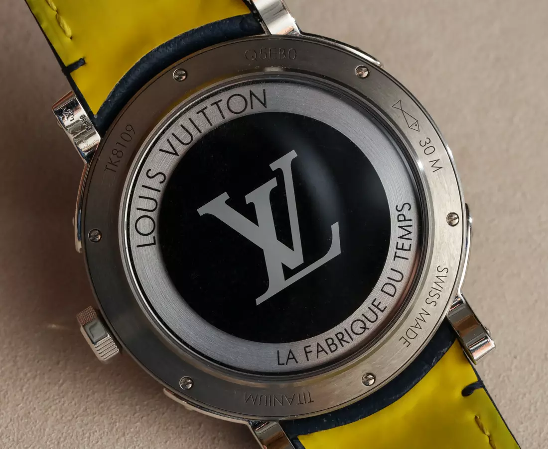 Louis Vuitton Escale Spin Time Tourbillon Central Blue Watch التدريب العملي 2527_5