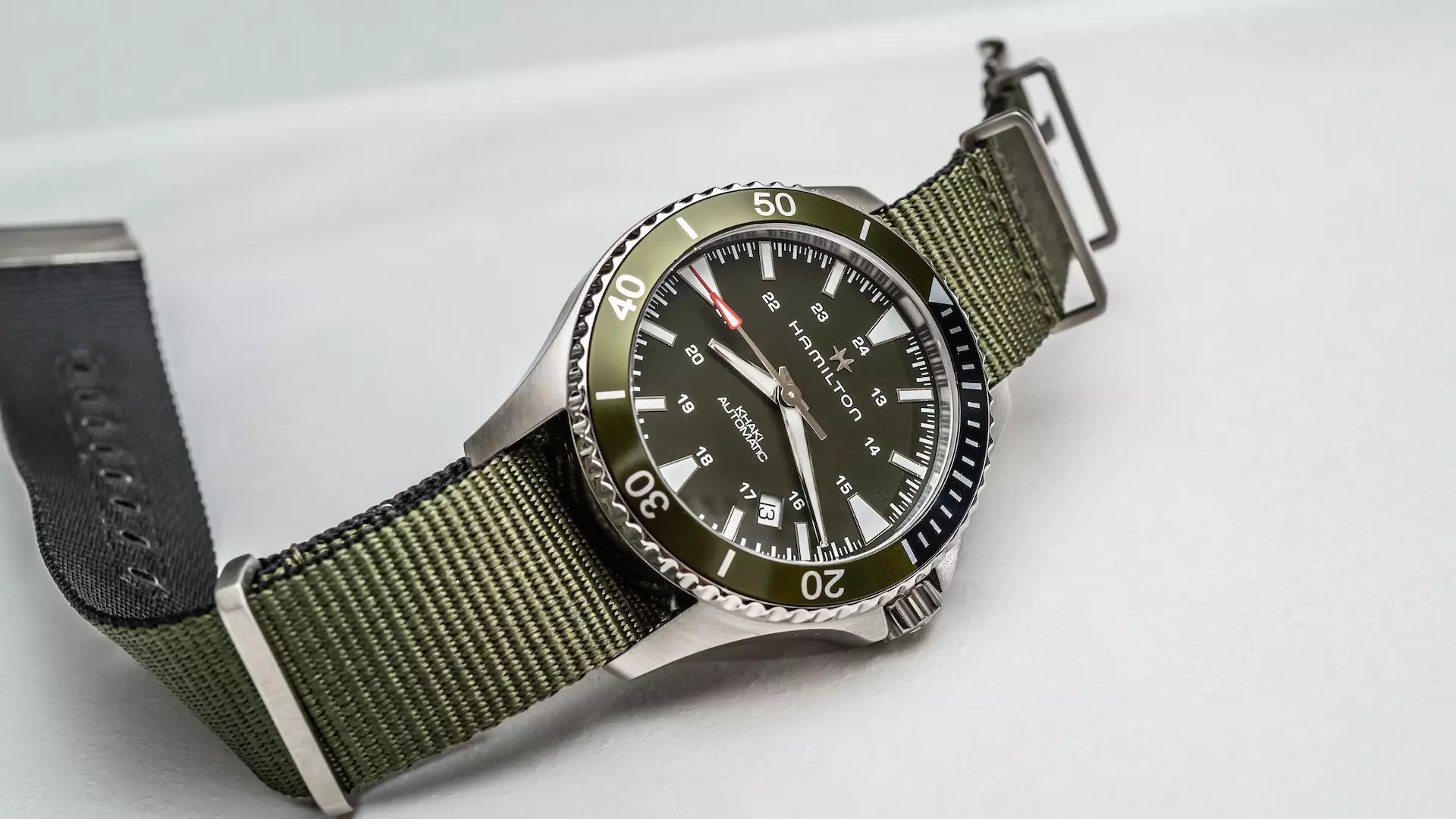 Hamilton khaki navy scuba green