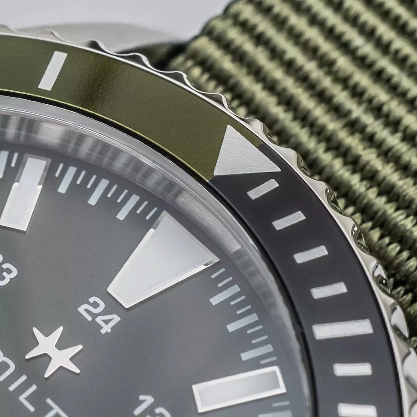 Hamilton khaki navy scuba green