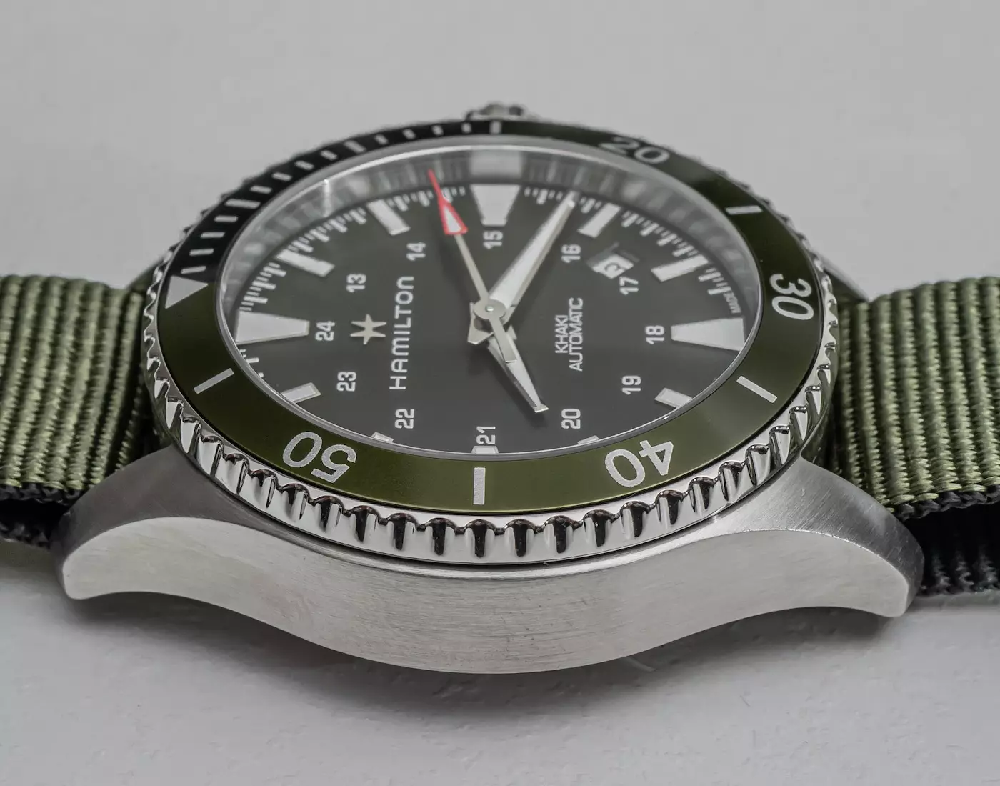 Hamilton khaki navy scuba green