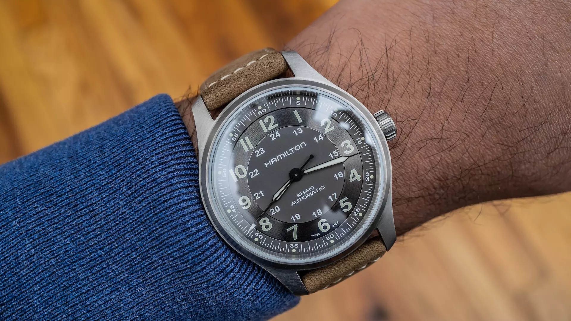 Hamilton khaki filin titanium