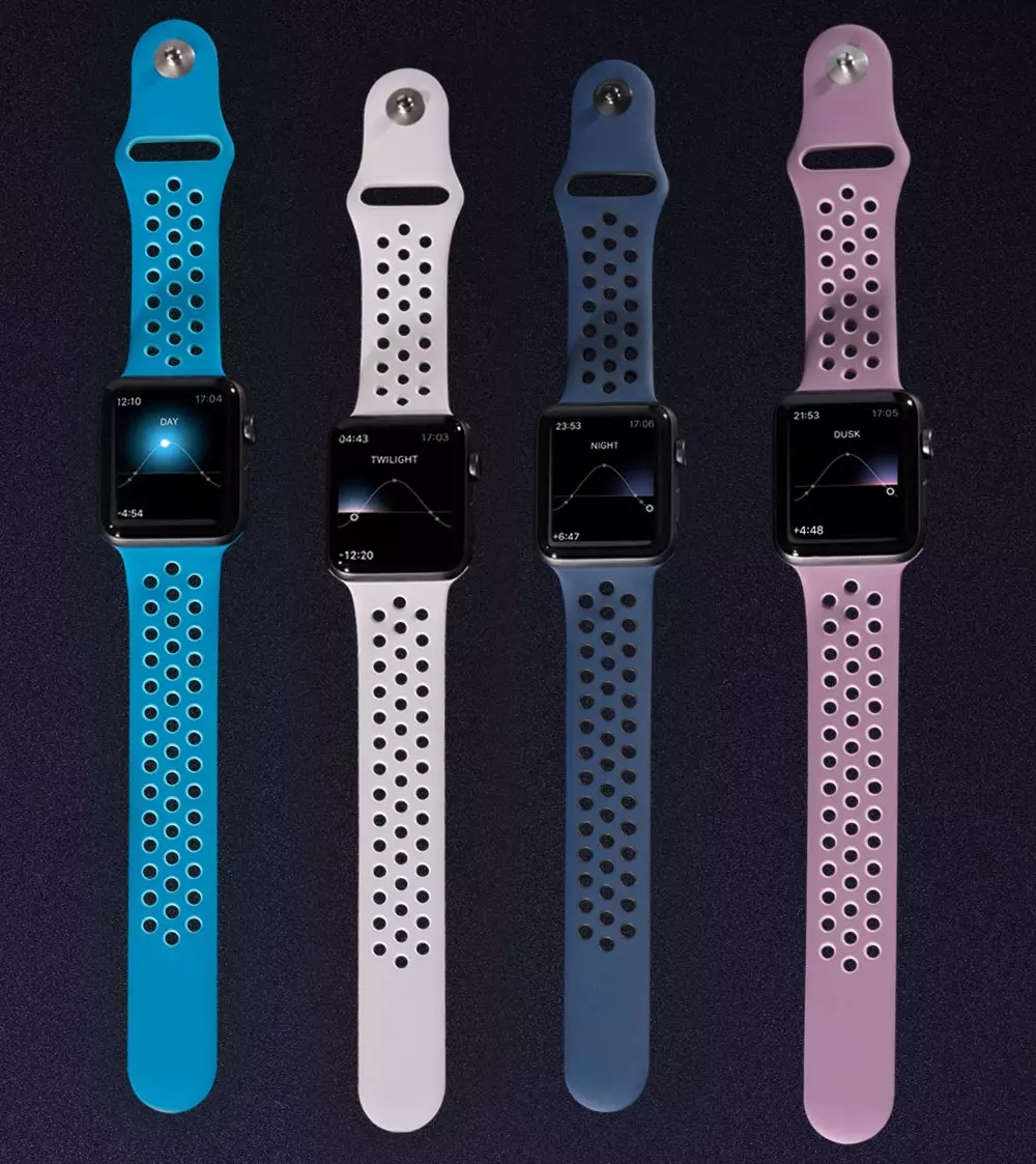 Apple Watch Nike+ Sport Cinturini 'Day To Night' Colori 2584_1