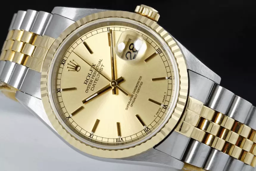 Kanthi peer, sampeyan bisa entuk tawaran apik kanggo jam tangan kaya Rolex Datejust yen sampeyan tuku vintage.