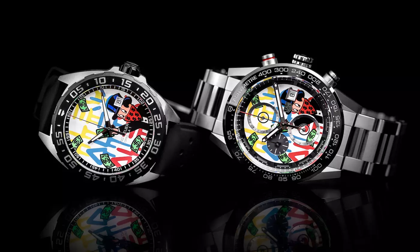 TAG Heuer Carrera ଏବଂ Formula 1 Alec Monopoly Edition ଘଣ୍ଟା |