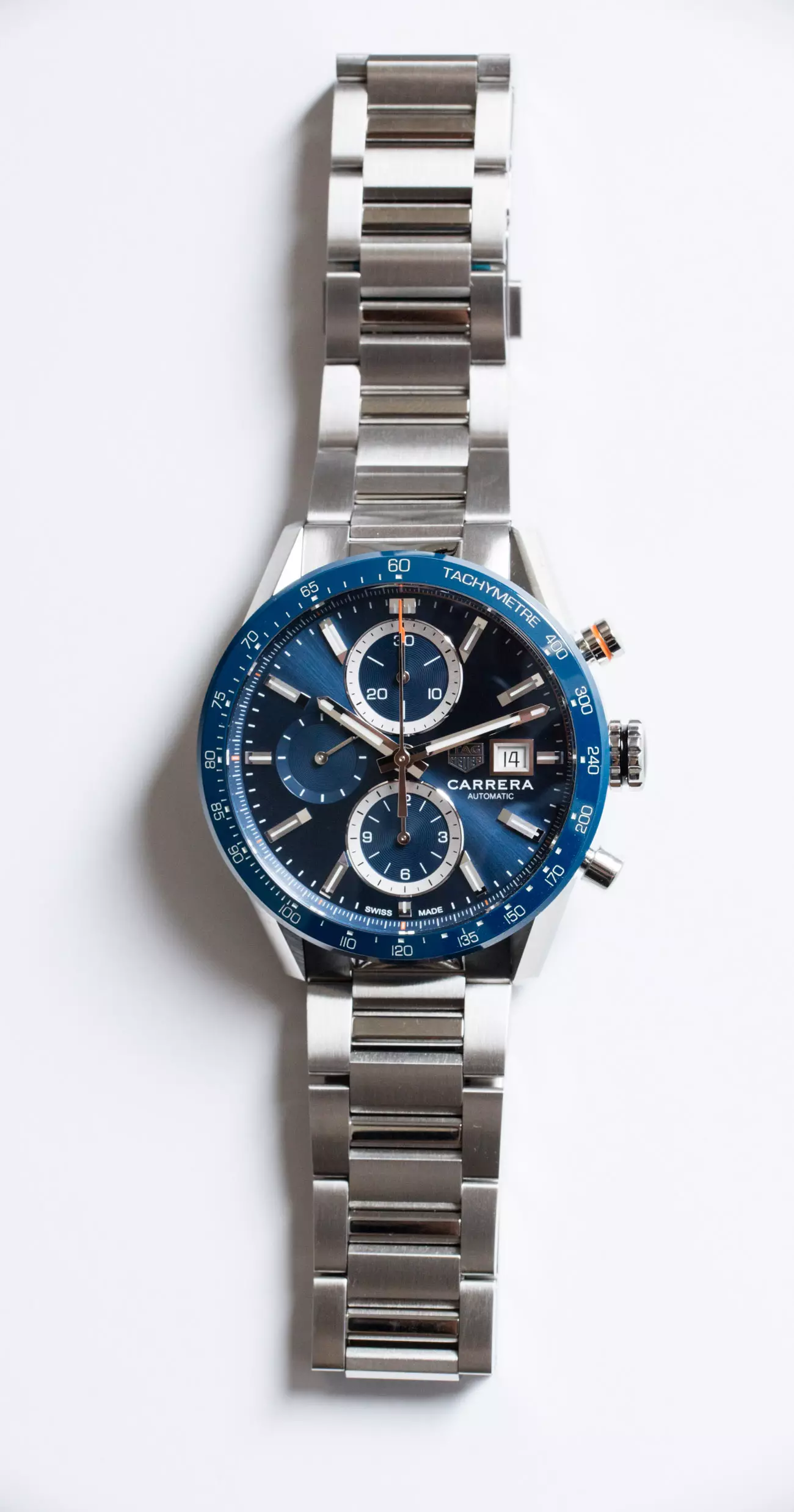 TAG Heuer Carrera Caliber 16 41mm Ndemanga ya Blue Watch 26184_6