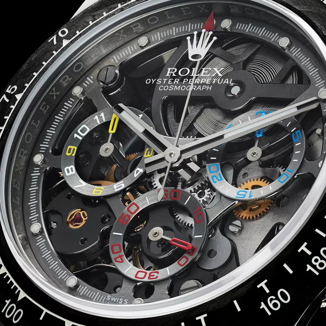 Les Artisans De Genève La Montoya Rolex Daytona መደወያ