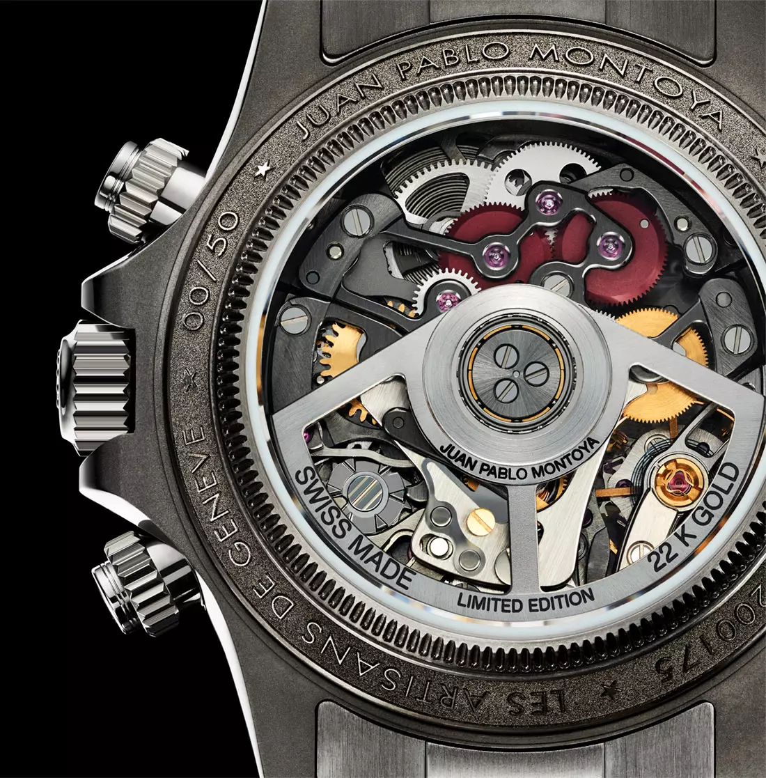 Les Artisans De Genève La Montoya Rolex Daytona ጉዳይ ወደ ኋላ