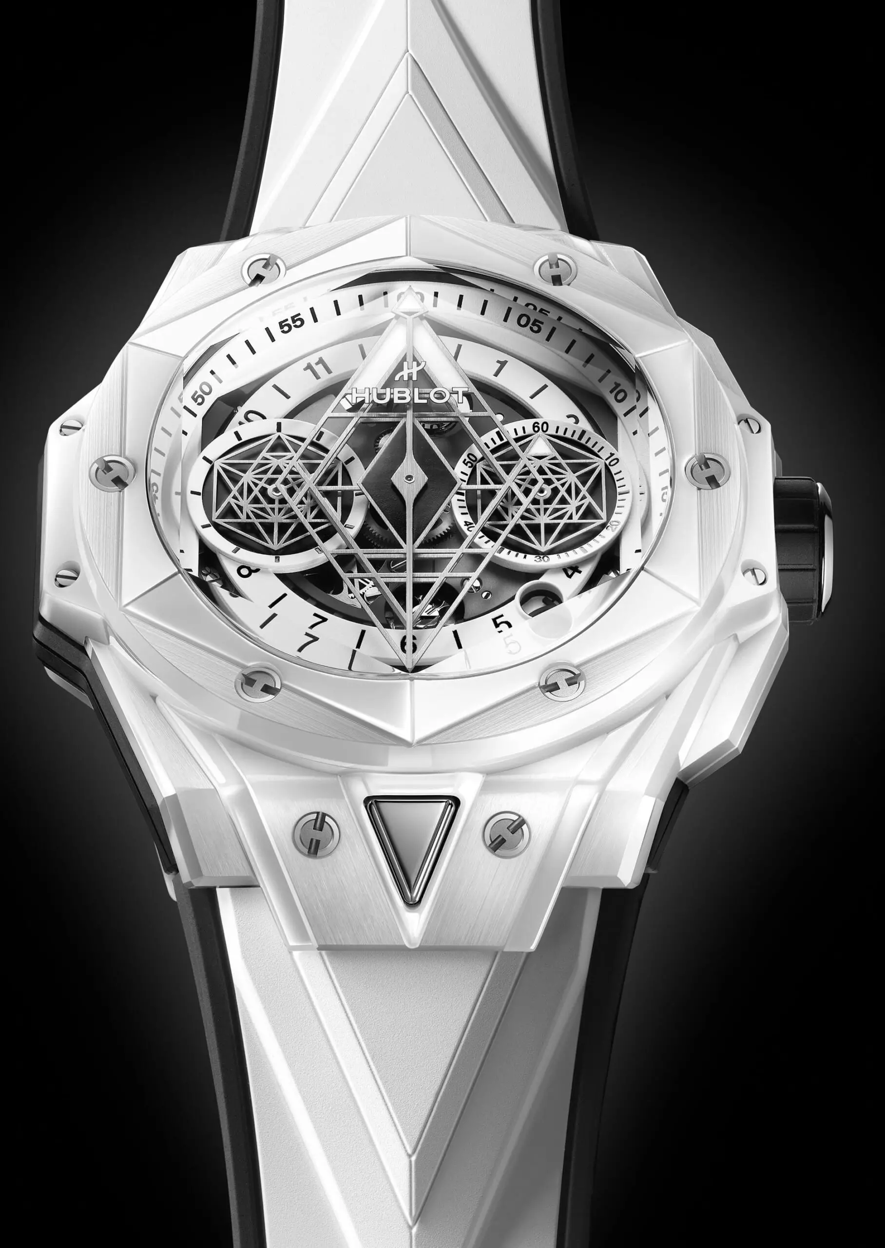 Watch Hublot Big Bang Sang Bleu II Ceramic Chronograph барои соли 2021 26323_7