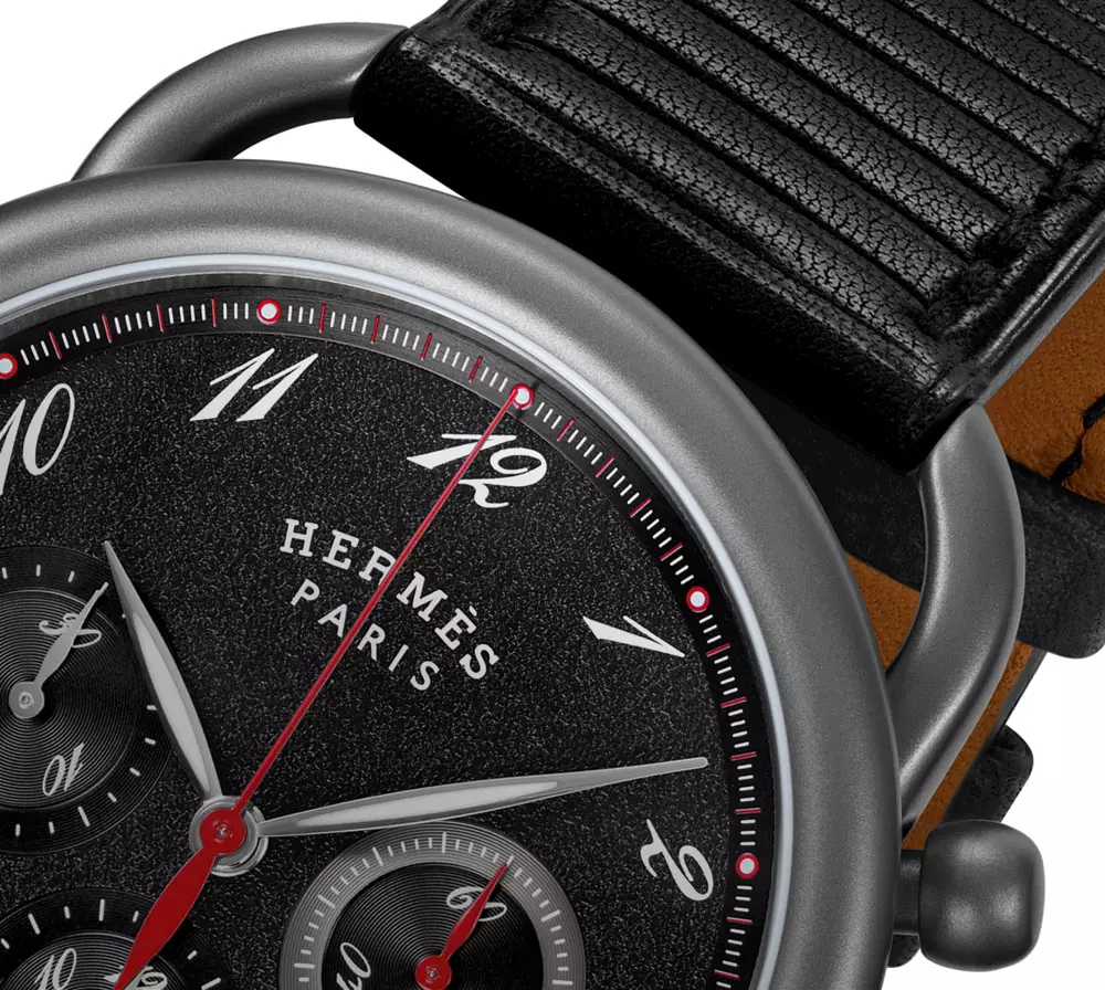 Hermès Arceau Chrono Titane ඔරලෝසුව 26385_3