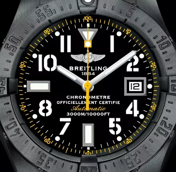 Relógio amarelo Breitling Avenger Seawolf Code 26518_4
