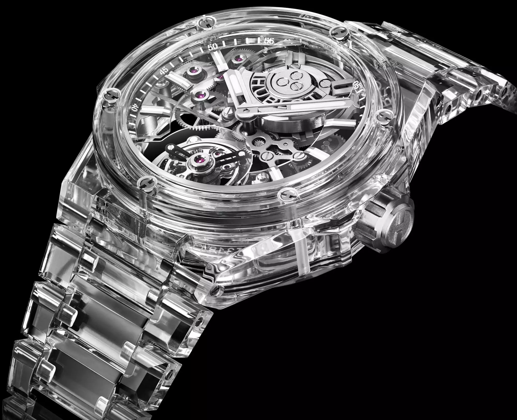 Hublot Big Bang Integral Tourbillon Full Sapphire Watch & Big Bang High Jewellery Creation 26740_1