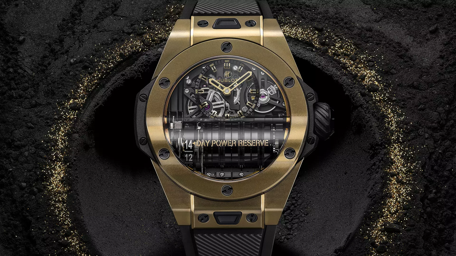 Inihayag ng Hublot ang Limited-Edition na Big Bang MP-11 Magic Gold At Big Bang MP-11 Blue Sapphire 26741_1