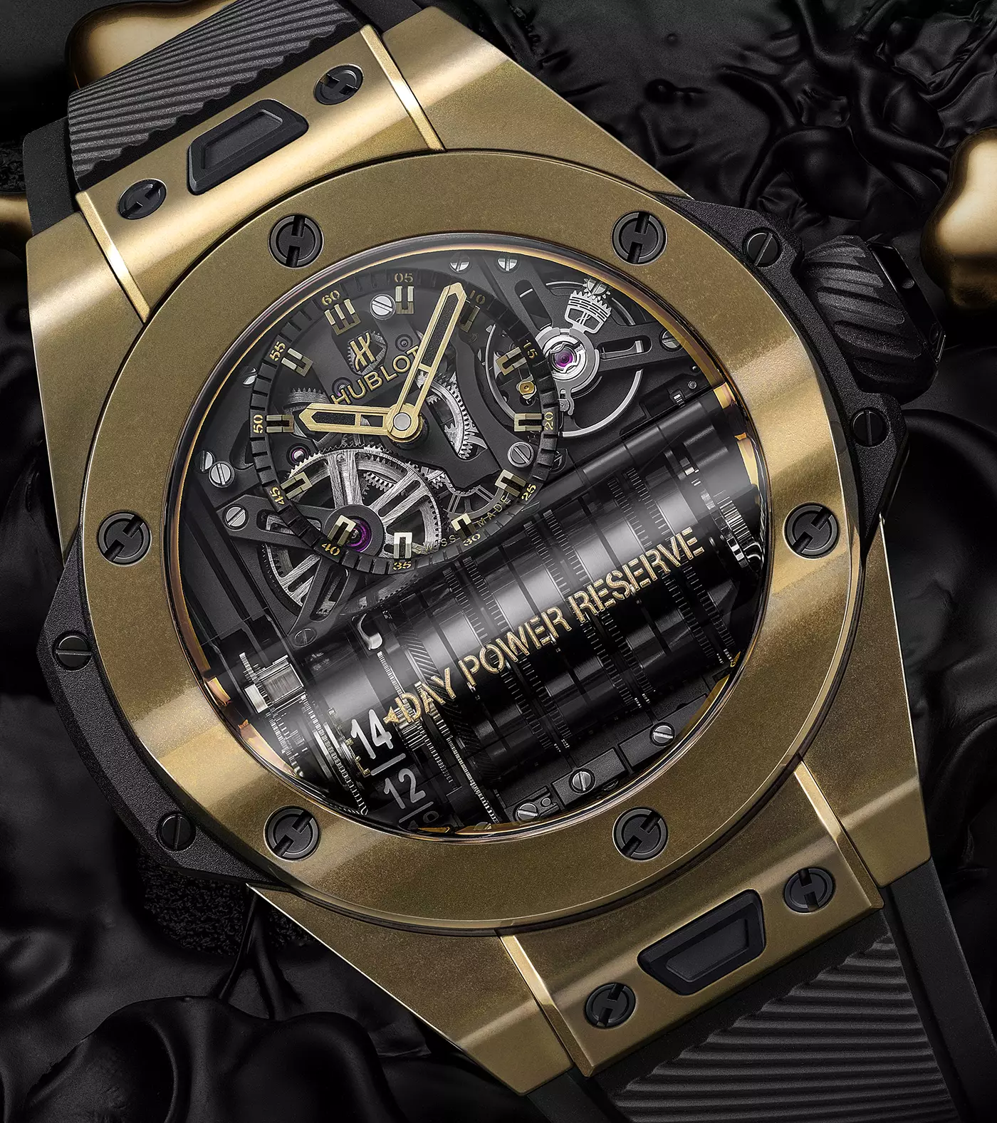 Hublot ປະກາດ Big Bang MP-11 Magic Gold ແລະ Big Bang MP-11 Blue Sapphire 26741_4