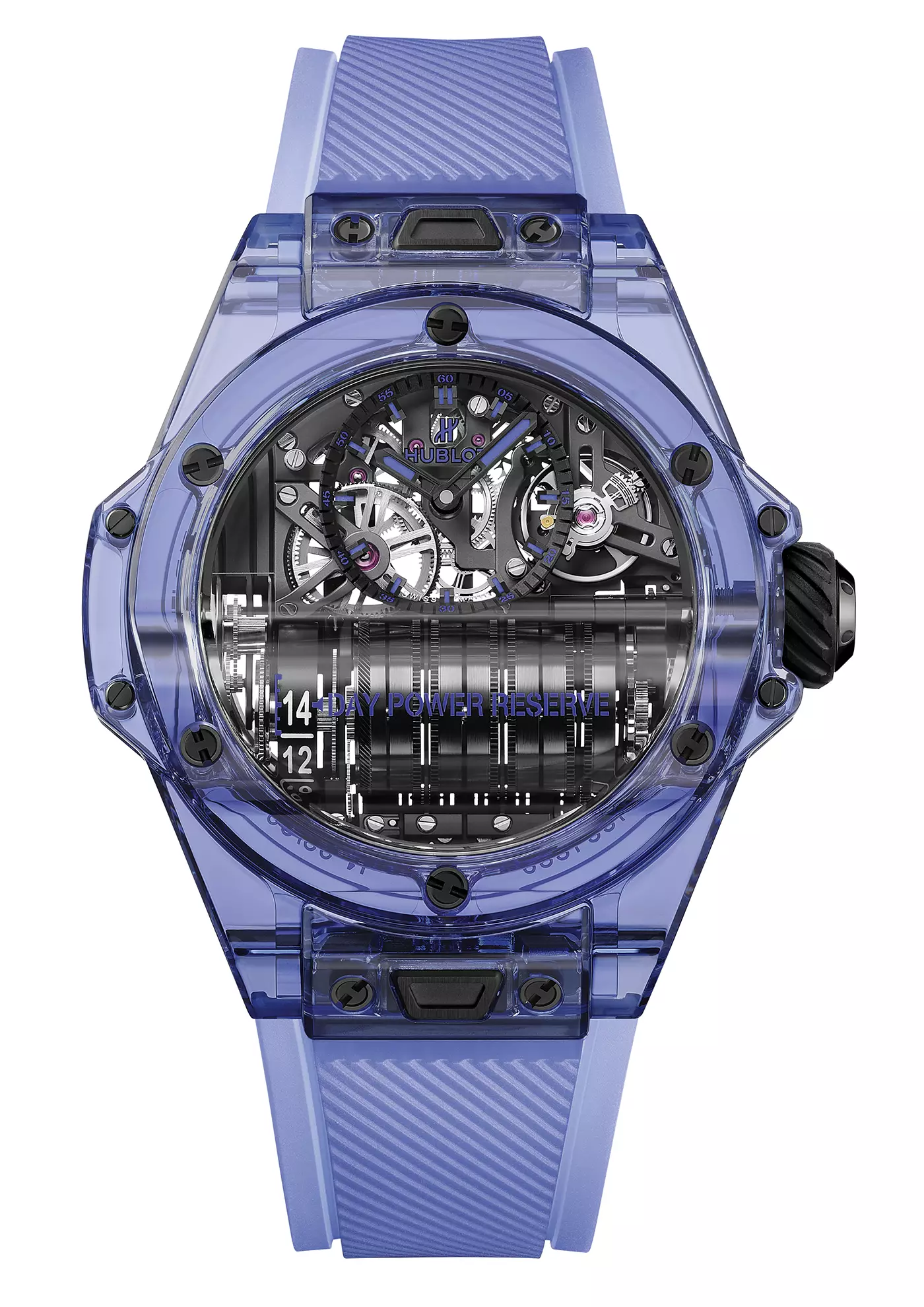 U-Hublot Umemezela I-limited-Edition I-Big Bang MP-11 Igolide Lomlingo Ne-Big Bang MP-11 Sapphire Eluhlaza 26741_7