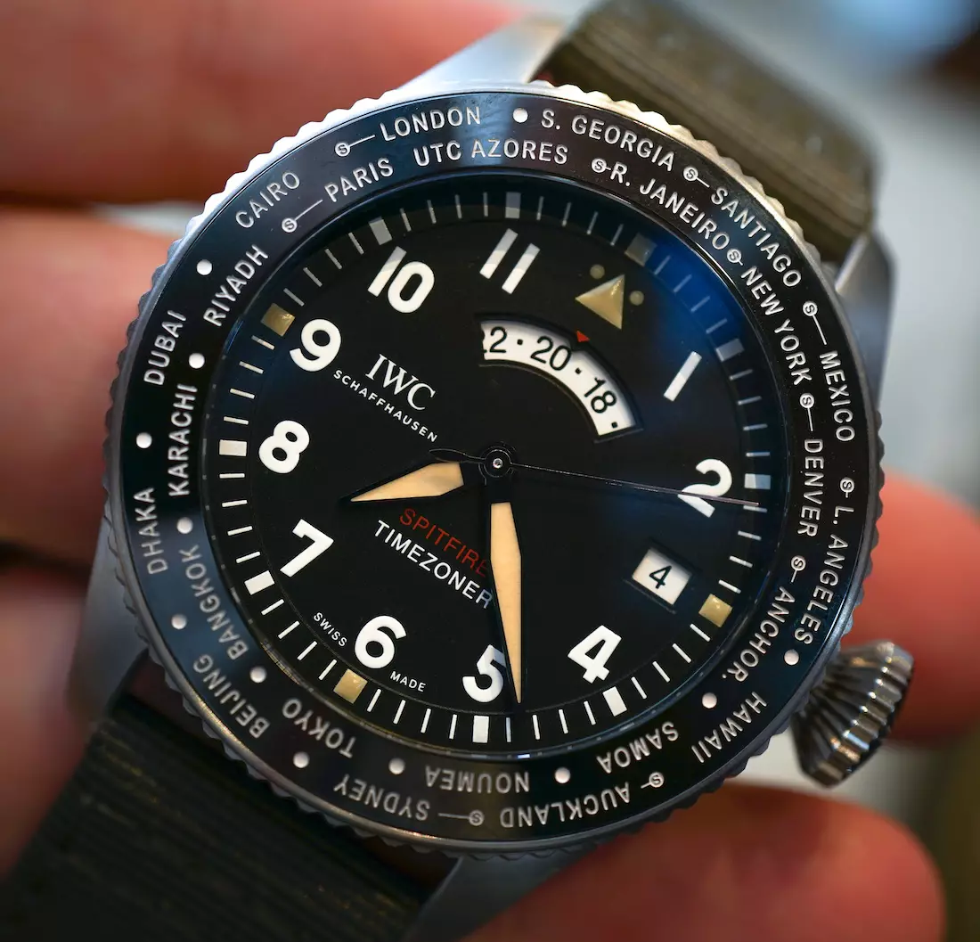 ה-IWC Pilot's Watch Timezoner Spitfire Edition 'הטיסה הארוכה' באופן מעשי 27136_10