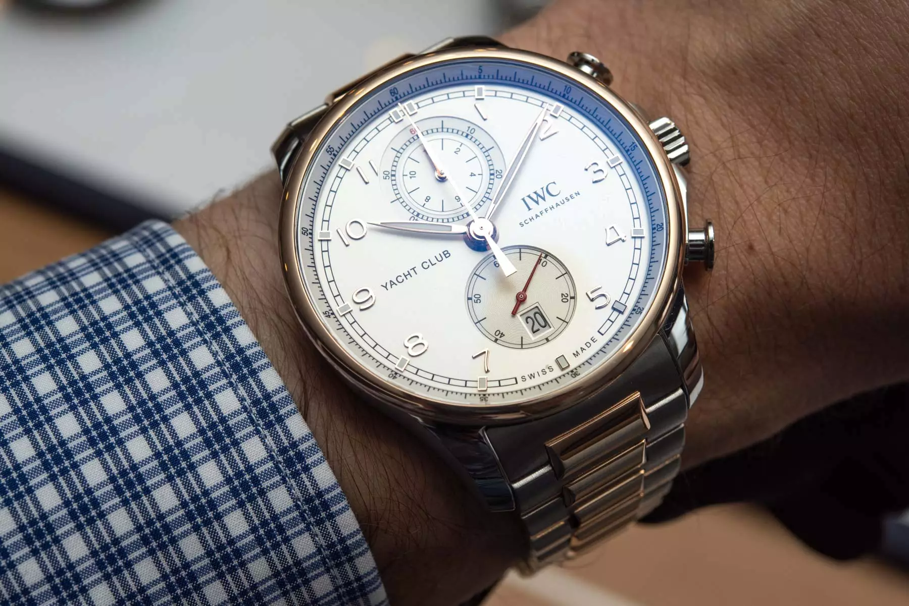 Debut práctico: a colección de cronógrafos IWC Portugieser Yacht Club rediseñado para 2020 27138_12