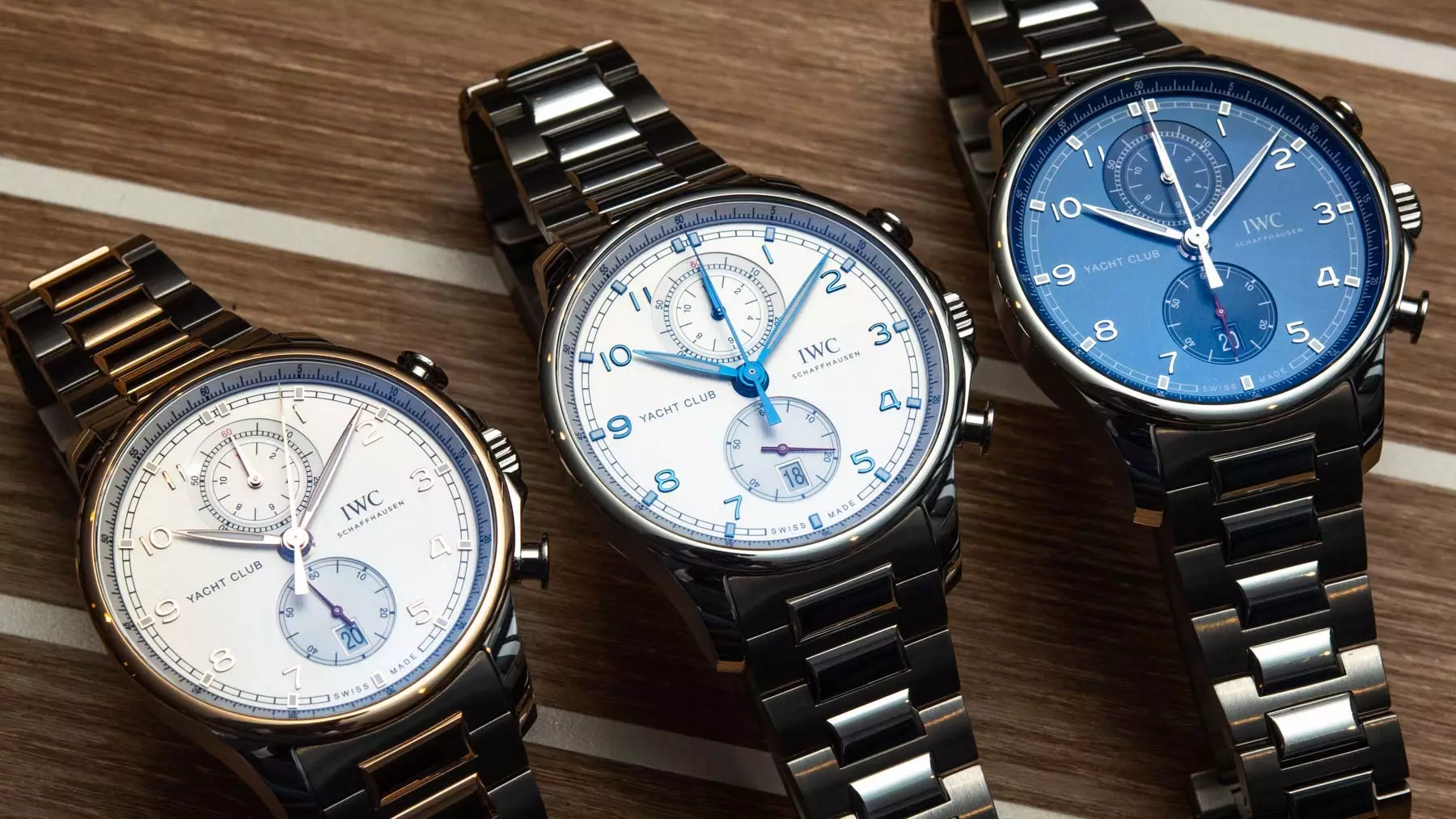 Debut práctico: a colección de cronógrafos IWC Portugieser Yacht Club rediseñado para 2020 27138_13