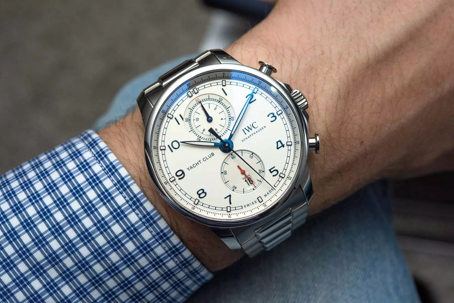 Debut práctico: a colección de cronógrafos IWC Portugieser Yacht Club rediseñado para 2020 27138_2