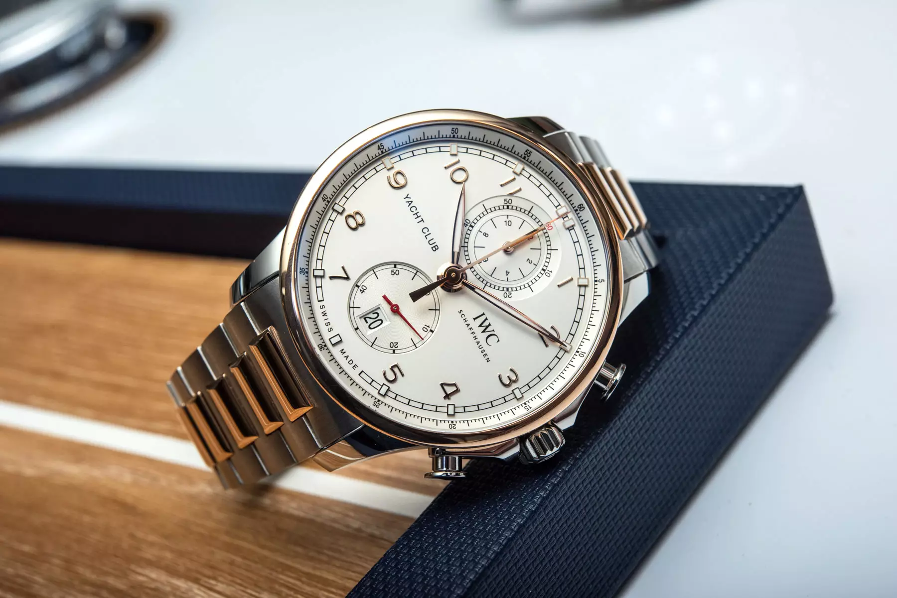 Debut práctico: a colección de cronógrafos IWC Portugieser Yacht Club rediseñado para 2020 27138_3