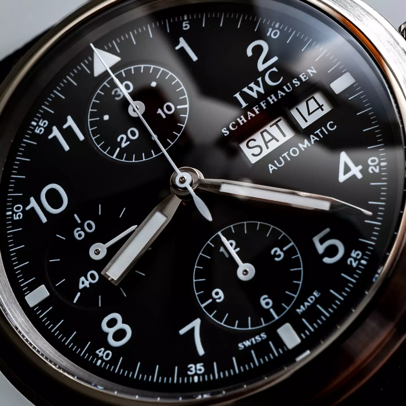 iwc Pilotuhr Chronograph Ref. 3706