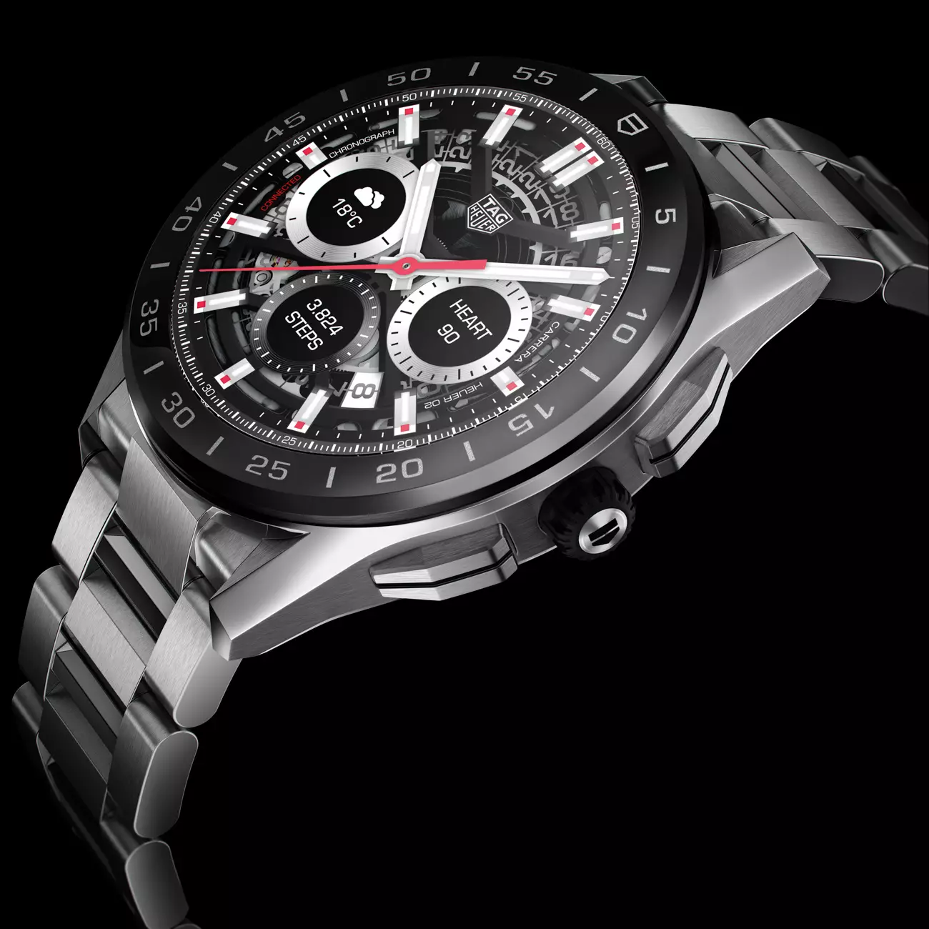 Smartwatch conectado TAG Heuer para 2020 enfatiza o estilo de luxo para usuários modernos 2728_1
