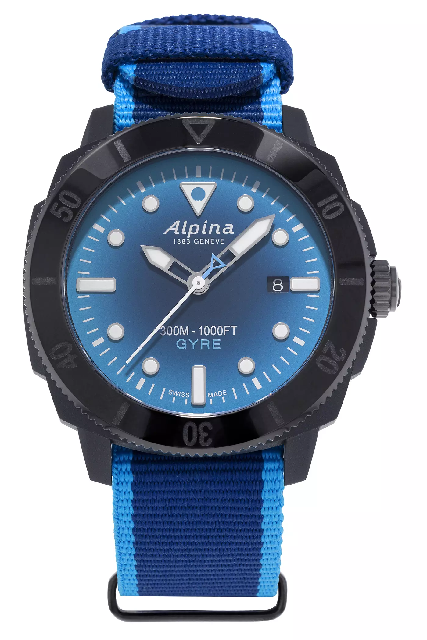 Alpina estrena l'edició limitada Seastrong Diver Gyre automàtic fet de plàstics oceànics reciclats 2812_4