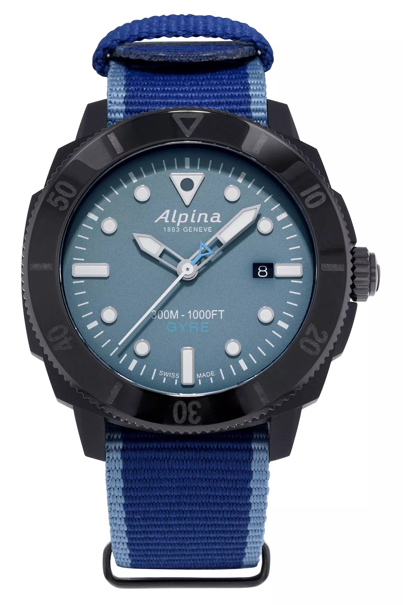 Alpina estrena l'edició limitada Seastrong Diver Gyre automàtic fet de plàstics oceànics reciclats 2812_6