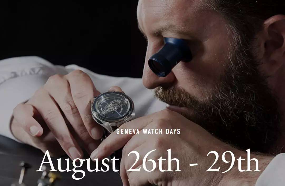Geneva Watch Days Mengonfirmasi Tanggal 26 - 29 Agustus 2020 Untuk Acara Langsung Di Swiss 28334_2